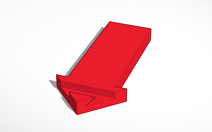 3D design Mask Hanger Example - Tinkercad