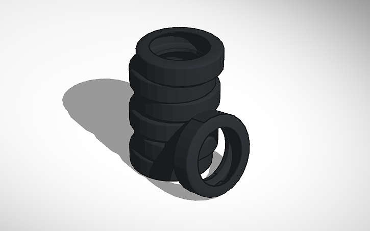 3D design Tires - Tinkercad