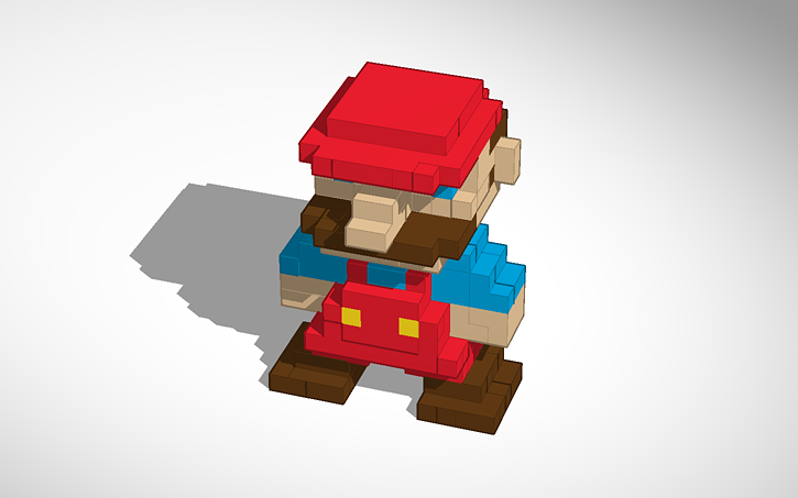 3D design mario - Tinkercad