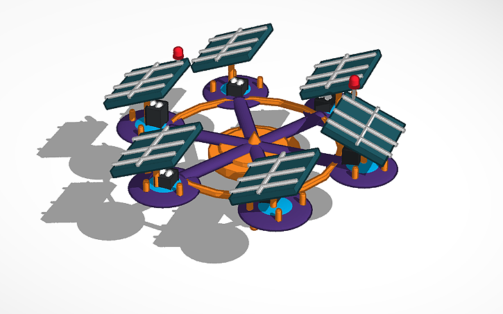 3D design Abhinav's SPACE STATION - Tinkercad