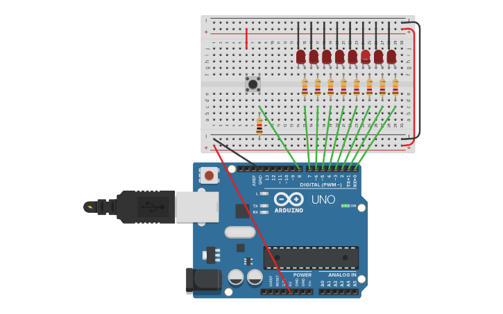 Circuit design Ex 4.2 - Tinkercad