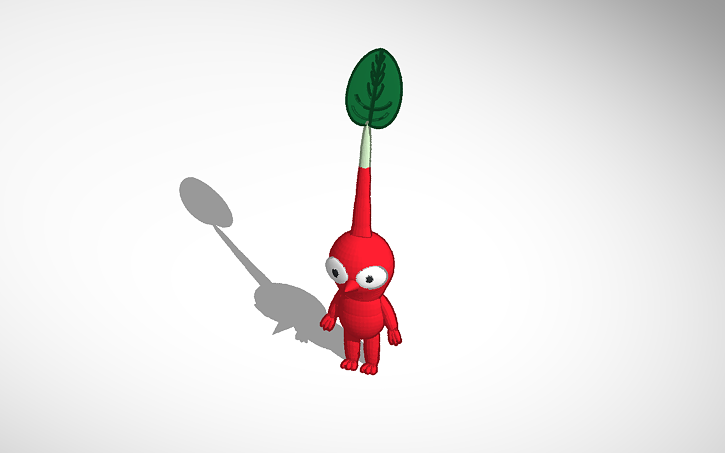 3D design red pikmin series 1 kirbs pikmin used - Tinkercad