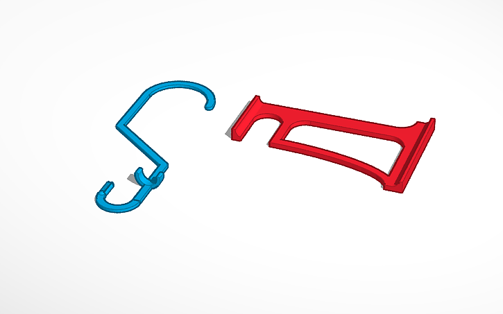 3D design CamelBack Kids Backpack Drying Hanger - Tinkercad