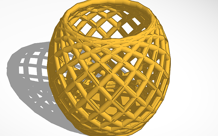 3D design Vase - Tinkercad