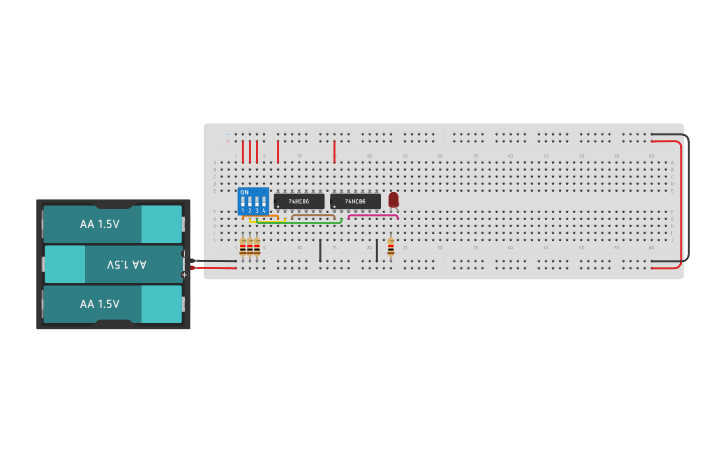 Circuit design Laboratorio 4 caso practico led - Tinkercad