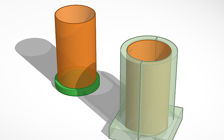 3D design pill bottle splitter | Tinkercad
