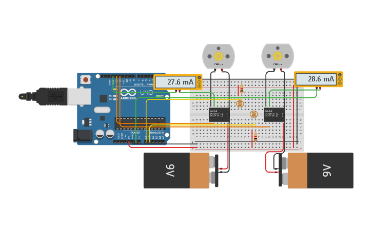 Circuit design sem 12.act. - Tinkercad