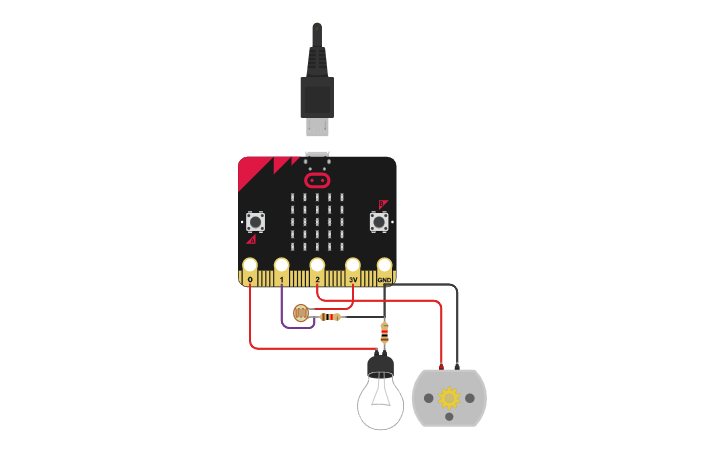 Circuit design Run run - Tinkercad