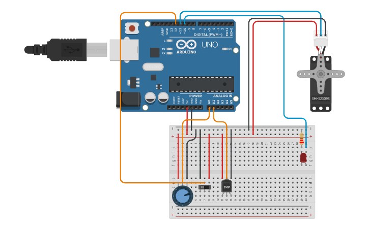 Circuit Design Sensors And Actuators Tinkercad