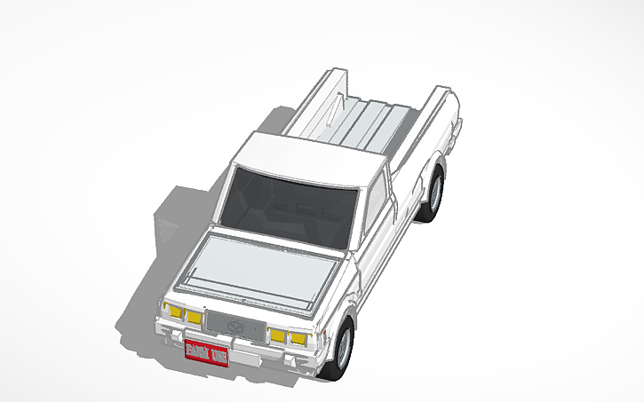 3D design Mazda B2000 Pickup - Tinkercad