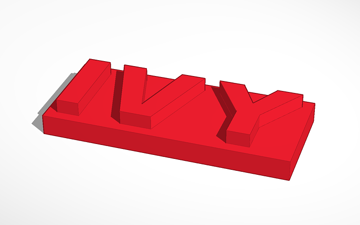 3D design ivy | Tinkercad