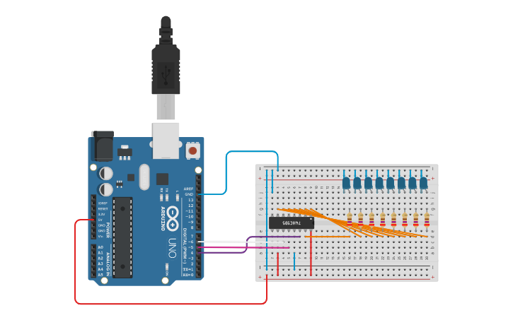 Circuit design B00102177 CA1 Embedded Systems - Tinkercad