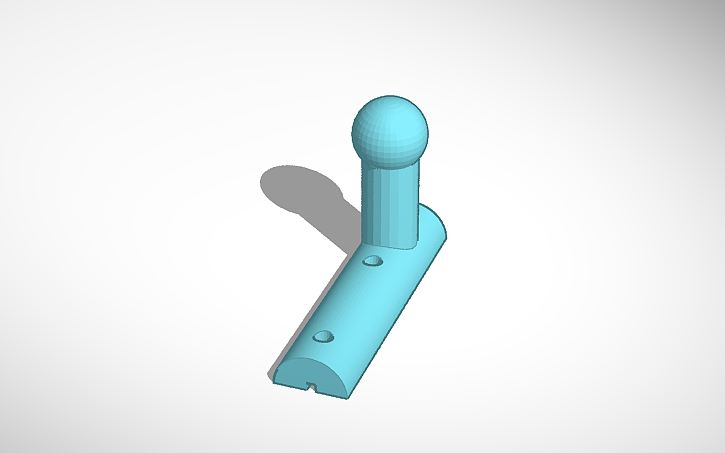 3D design Towel Hook - Tinkercad