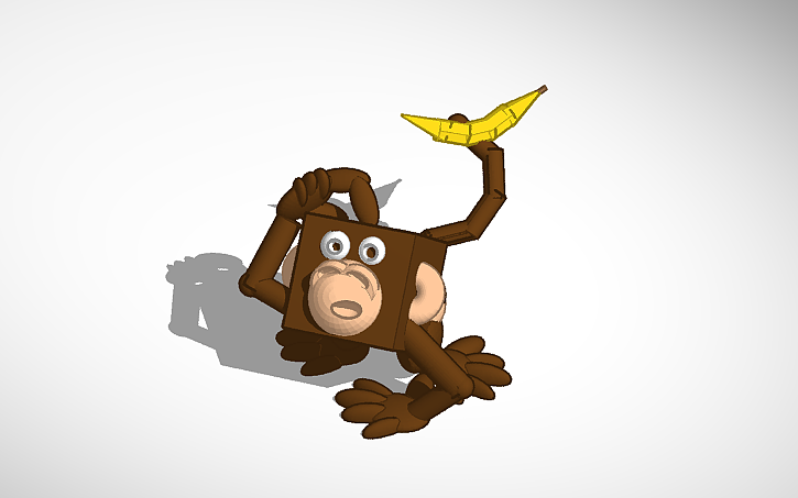 3D design Monkey - Tinkercad