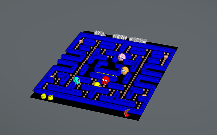 3D design Pac Man with Braces - Tinkercad