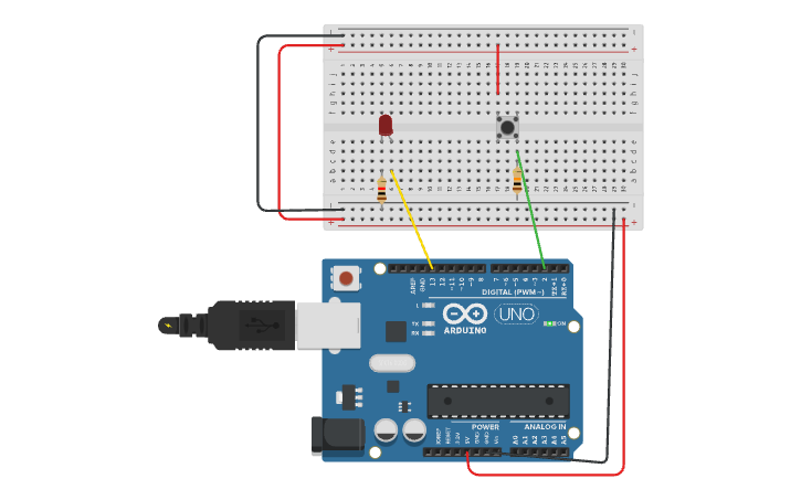 Circuit design Circuit Blink part 2 - Tinkercad