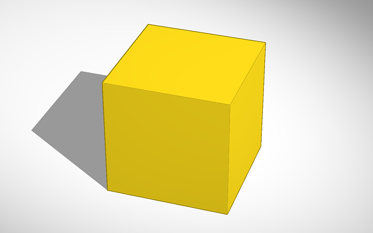 3D design 20CM CUBE | Tinkercad