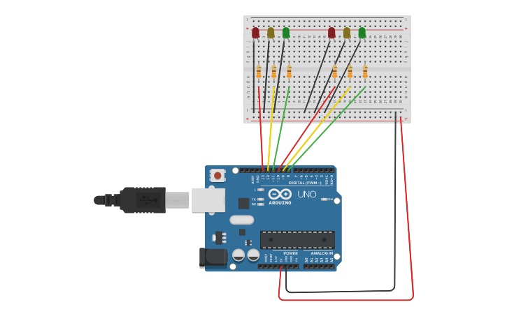 Circuit design LAB2 EX1 | Tinkercad