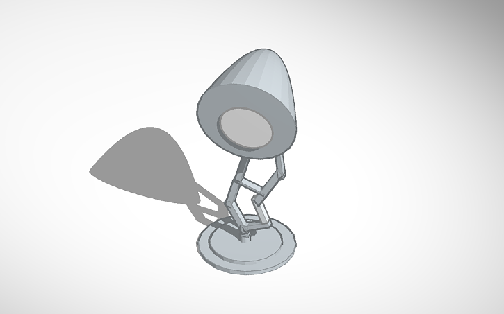 3D design Pixar Lamp - Tinkercad