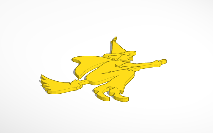 3D design witch - Tinkercad