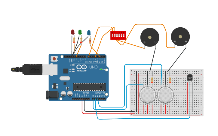 Circuit design PARCIAL 3 - Tinkercad