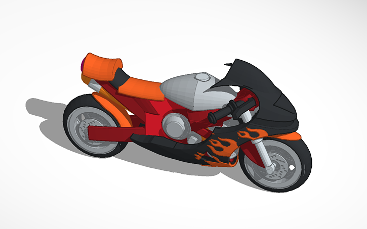 3D design Motorcycle - Tinkercad