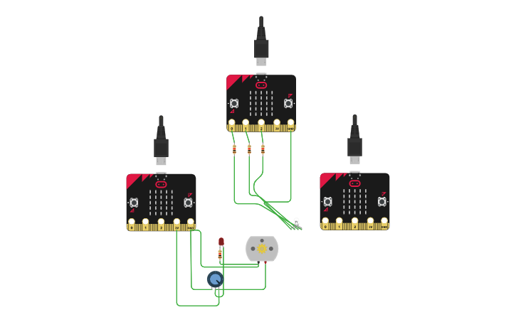 Circuit design microbit - Tinkercad
