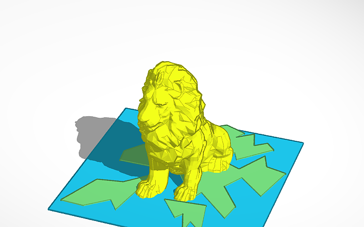 3D design Copy of Lion | Tinkercad