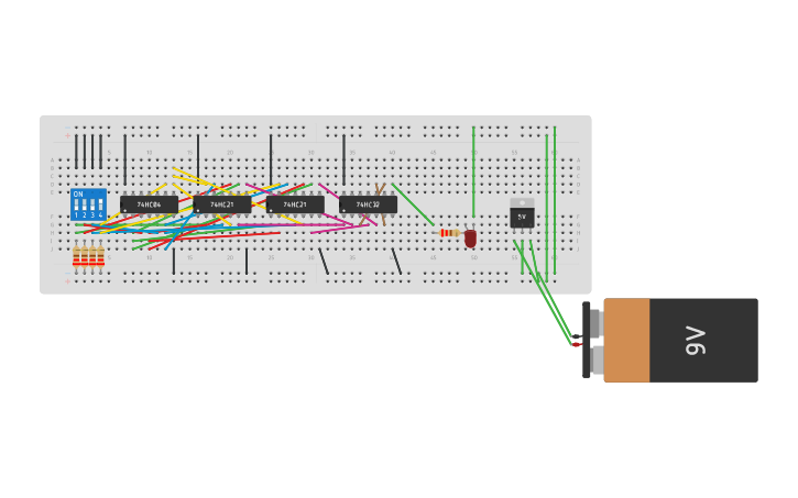 Circuit design EJERCICIO 1 CIRCUITO BASICO SEBASTIAN ANDRE GARCIA SAURRE | Tinkercad