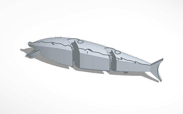 3D design Fishing Lure - Tinkercad