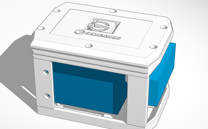 3D design Arduino Uno Case/Housing + ethernet and realy holder - Tinkercad