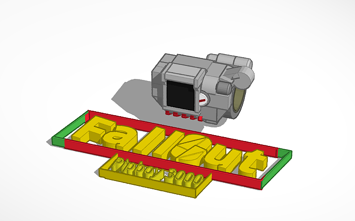 3D design Fallout: Pipboy - Tinkercad