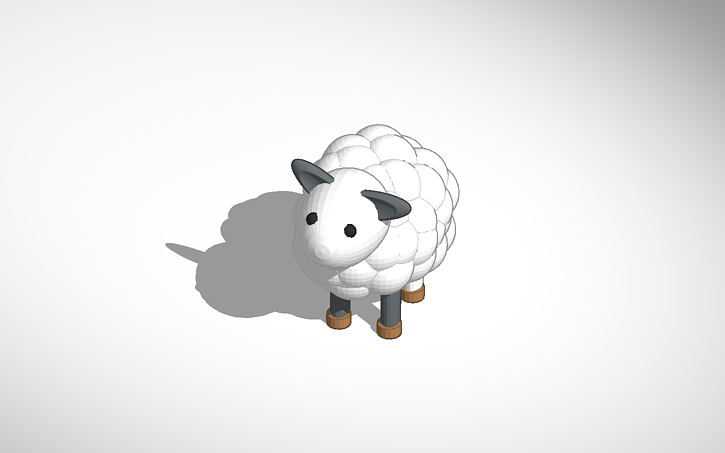 3D design sheep - Tinkercad