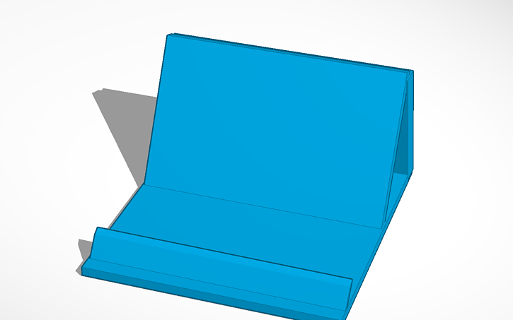 3D design IPad Stand - Tinkercad
