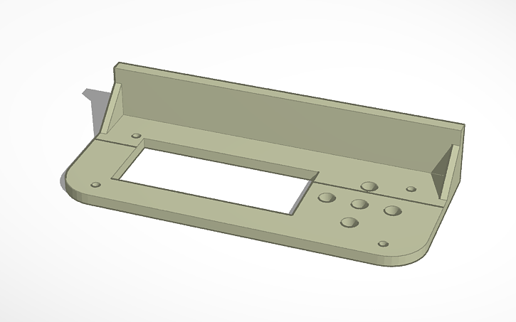 3D design lcd display - Tinkercad