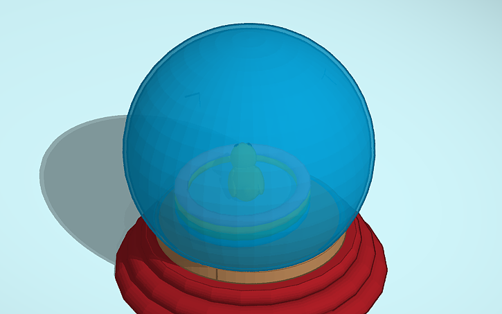 3D design Copy of Snow Globe - Tinkercad