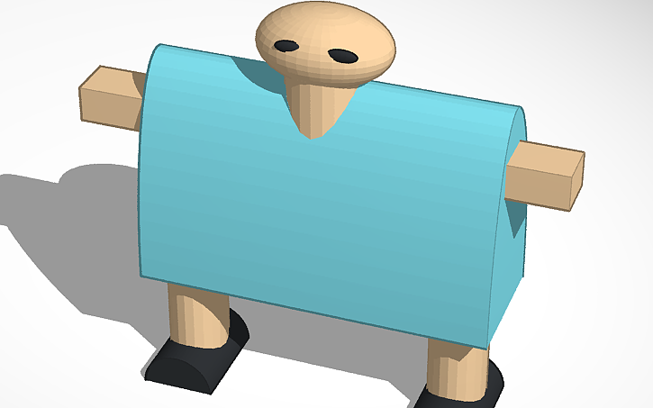 3D design DERPY MINECRAFT STEVE | Tinkercad