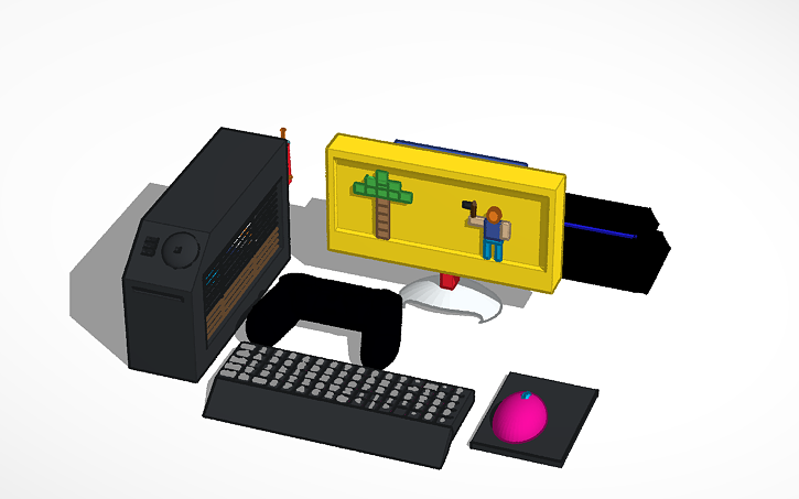 3D design computer - Tinkercad