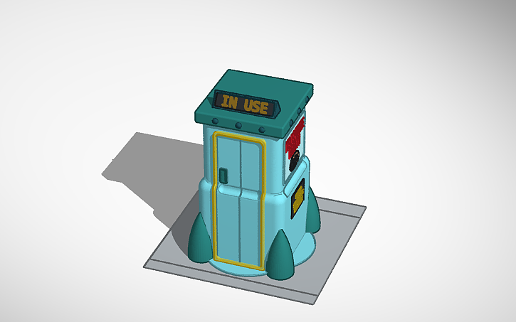 3D design Futurama Booth - Tinkercad