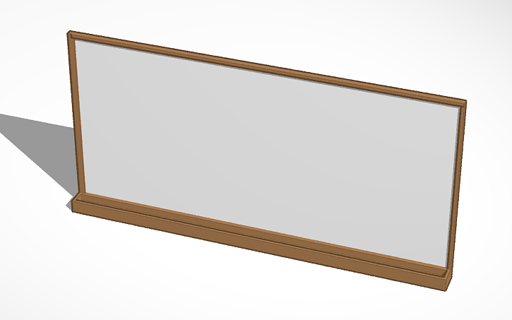3D design White Board - Tinkercad