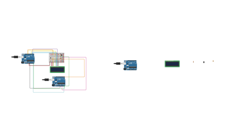 Circuit Design Copy Of Communication Using I2c Tinkercad