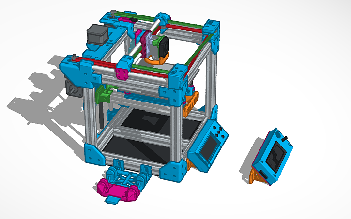 3D design ANET CoreXY 8mm rods | Tinkercad