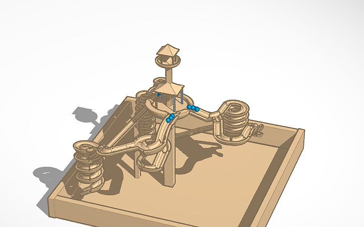 3D design Marble Run - Tinkercad