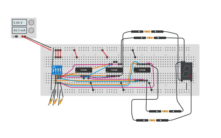 Circuit design P4_02 - Tinkercad