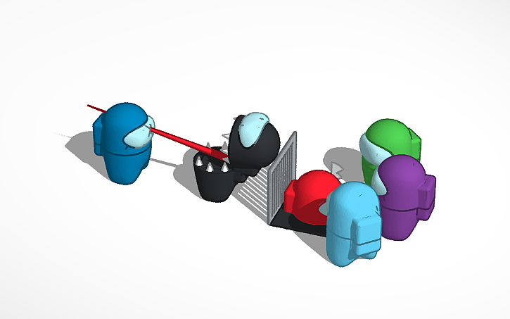 3D design Among Us: Imposters - Tinkercad