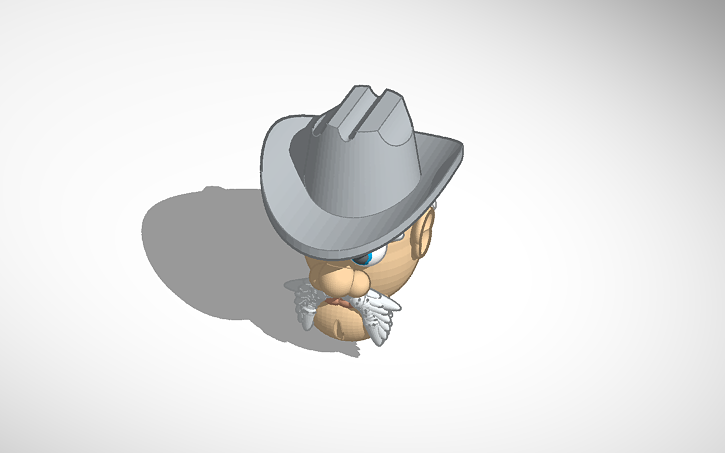 3D design Cowboy Mack - Tinkercad
