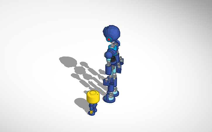 3D design megaman legends - Tinkercad