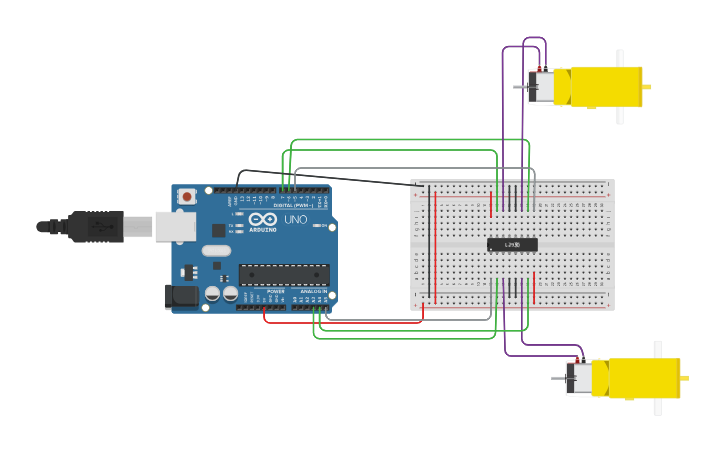 Circuit design PRACTICA 5 - Tinkercad