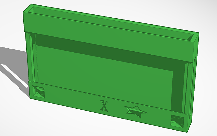 3D design VEX License Plate Holder (Green) - Tinkercad