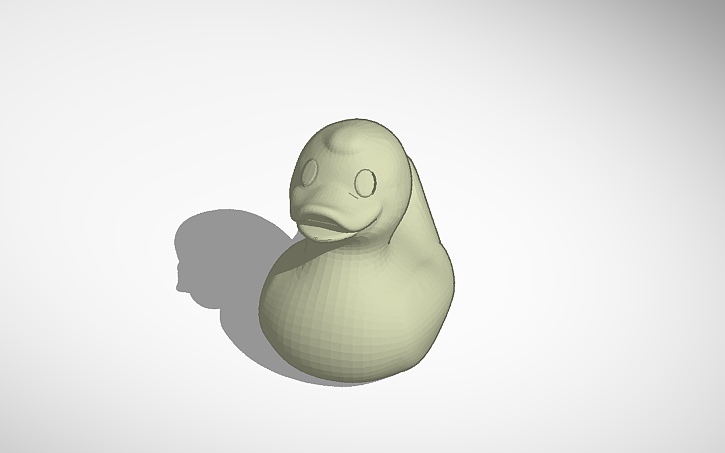 3d Design Duck Tinkercad